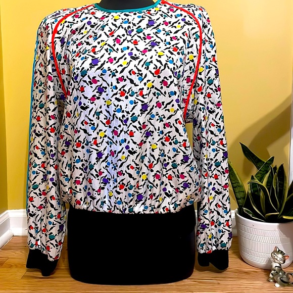 Vintage | Tops | Vintage 8s Retro Pullover | Poshmark